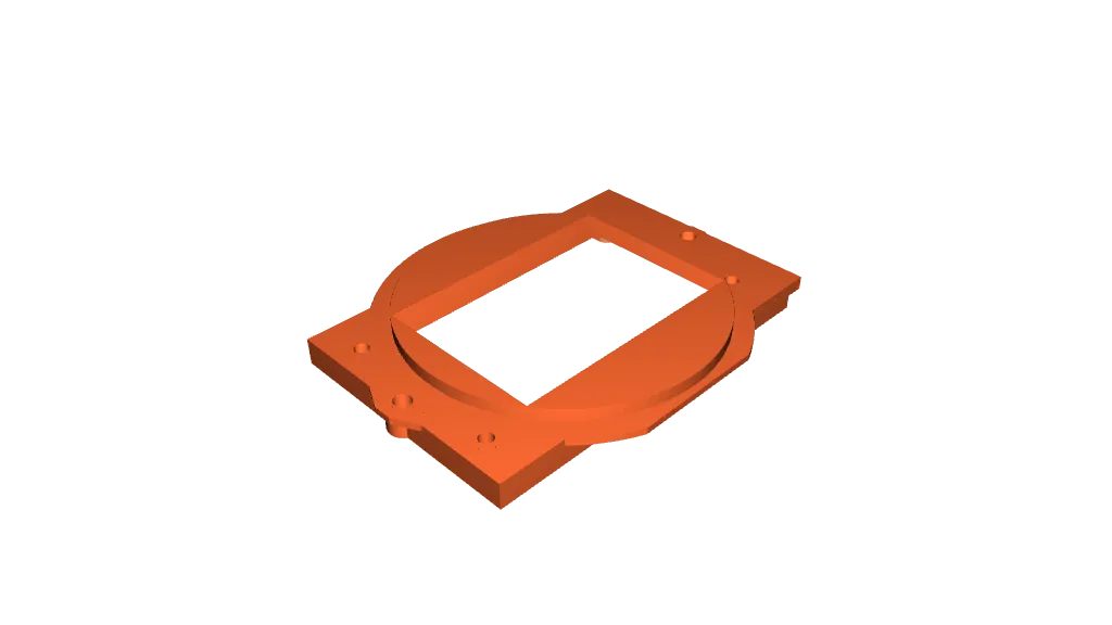 VW Bus Dash Nextion Display Bracket by Heath Lee | Download free STL ...