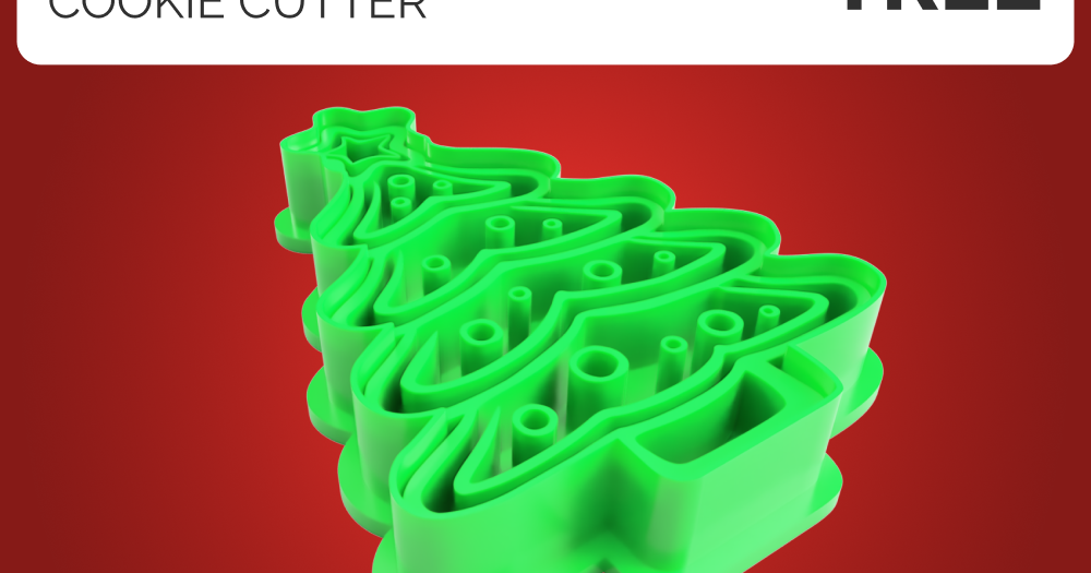 Christman Tree Cookie Cutter by Jonatan Lepík | Download free STL model ...