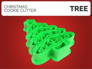 Christman Tree Cookie Cutter by Jonatan Lepík | Download free STL model ...