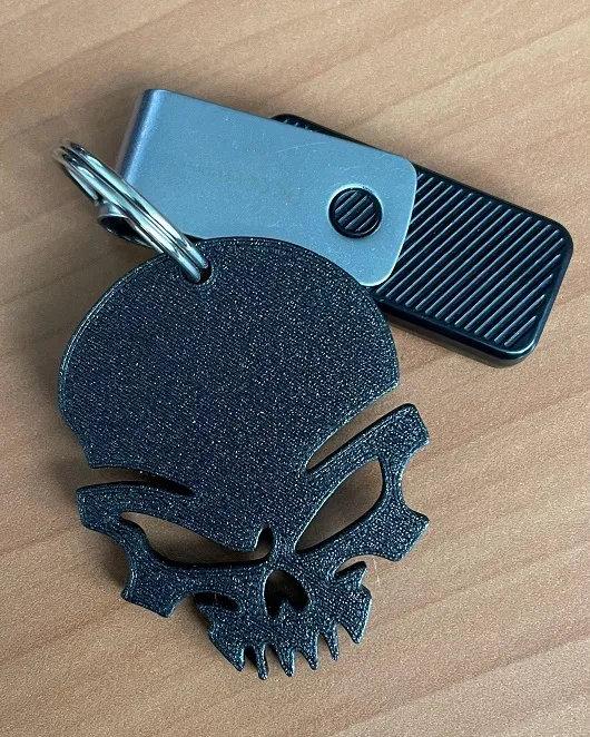 Skull keychain by ArgiCZ | Download free STL model | Printables.com