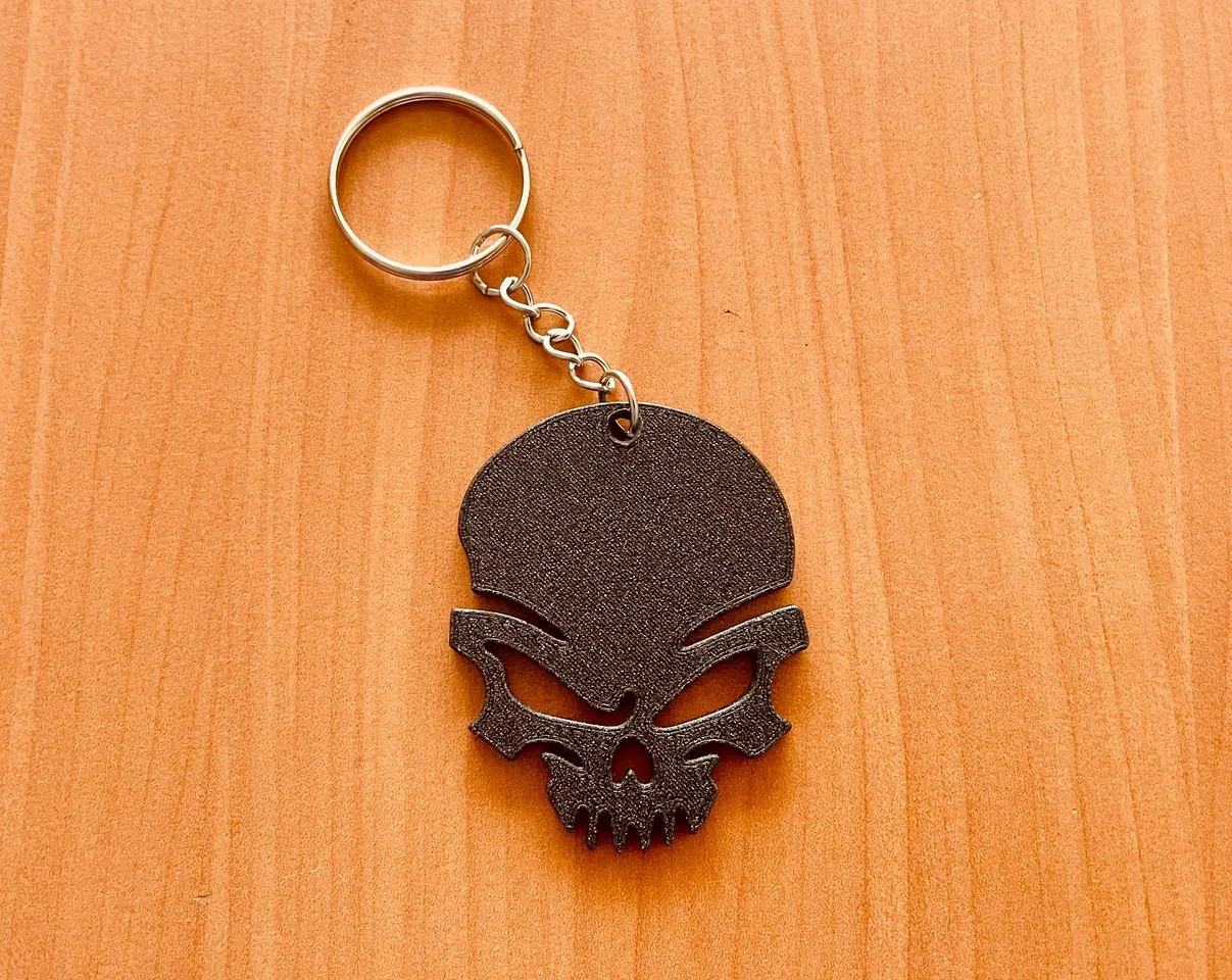 Skull keychain by ArgiCZ | Download free STL model | Printables.com