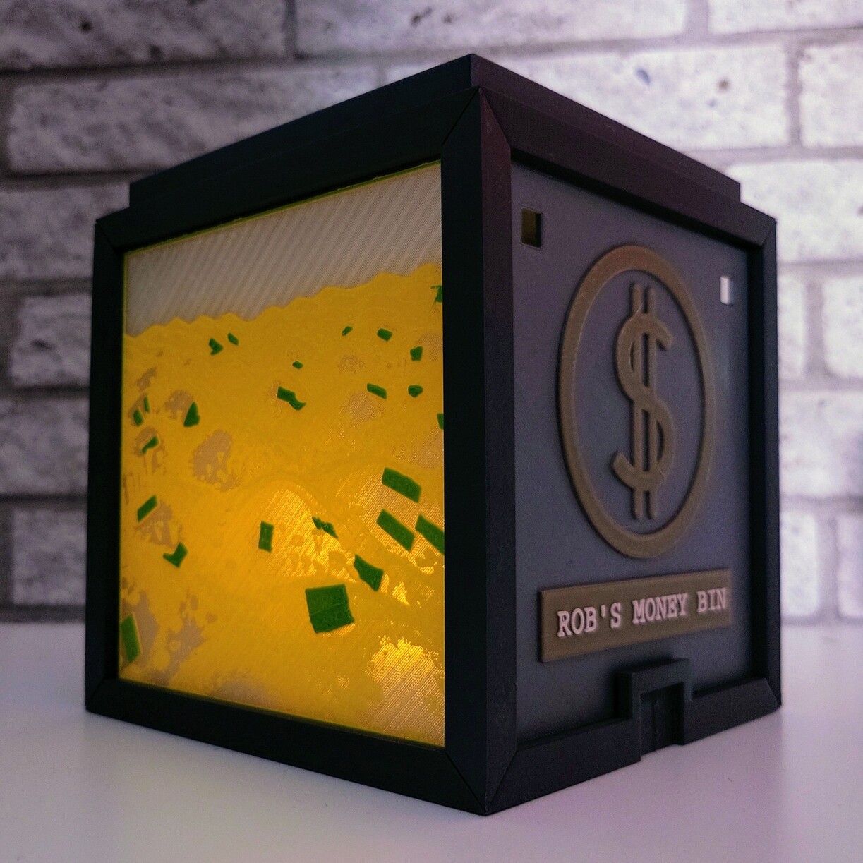 Scrooge McDuck-Inspired Piggy Bank with Night Light Feature by Rob the ...