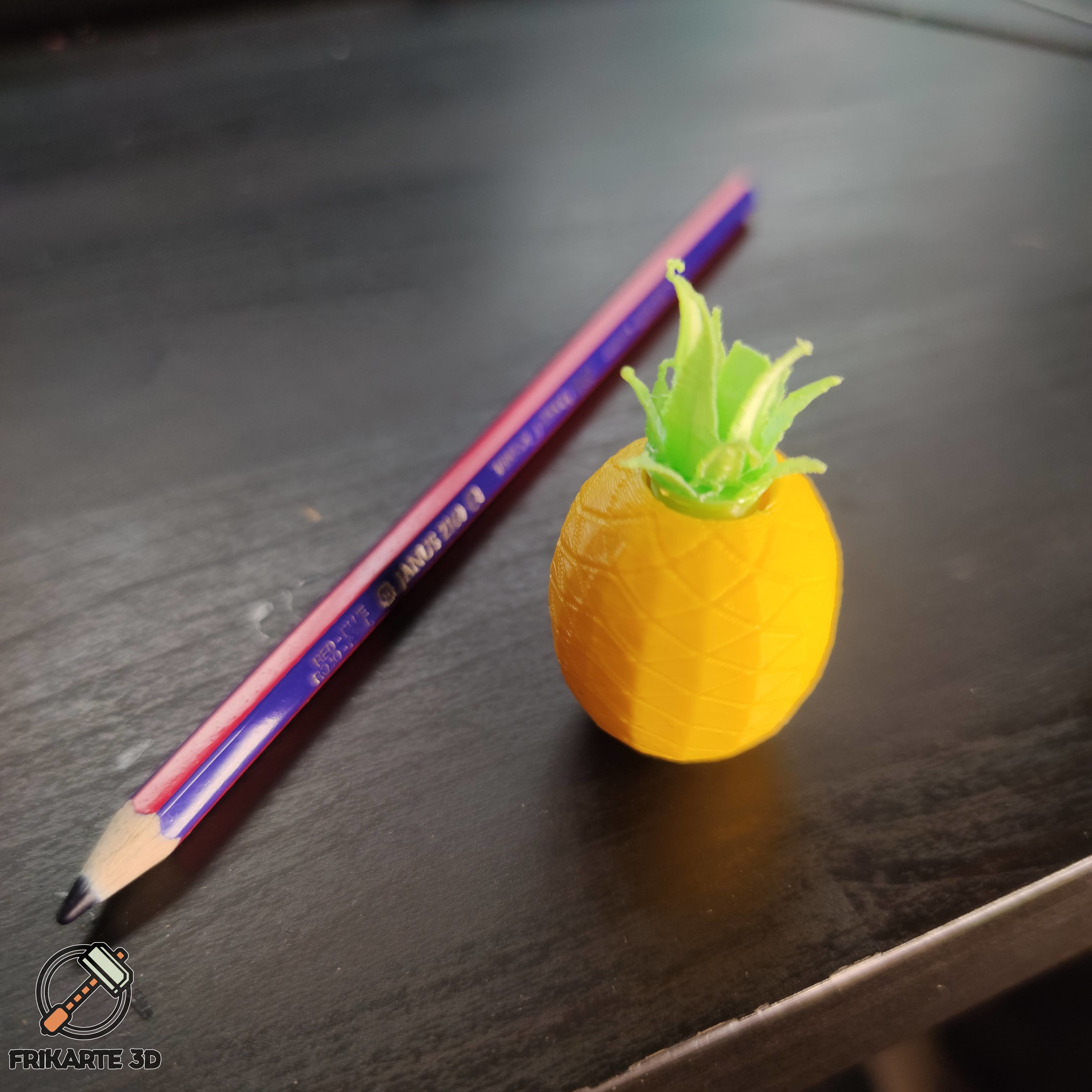 Pineapple Pencil Spinner by Frikarte3D | Download free STL model ...