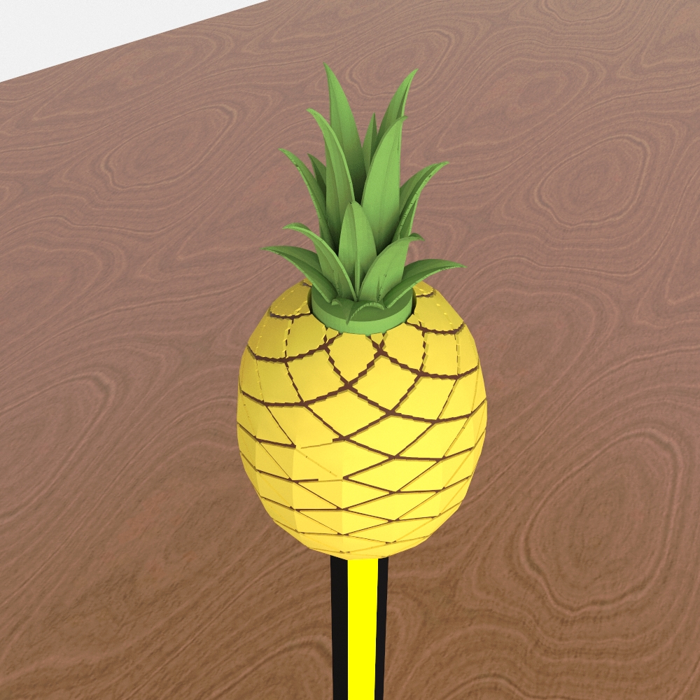 Pineapple Pencil Spinner by Frikarte3D | Download free STL model ...
