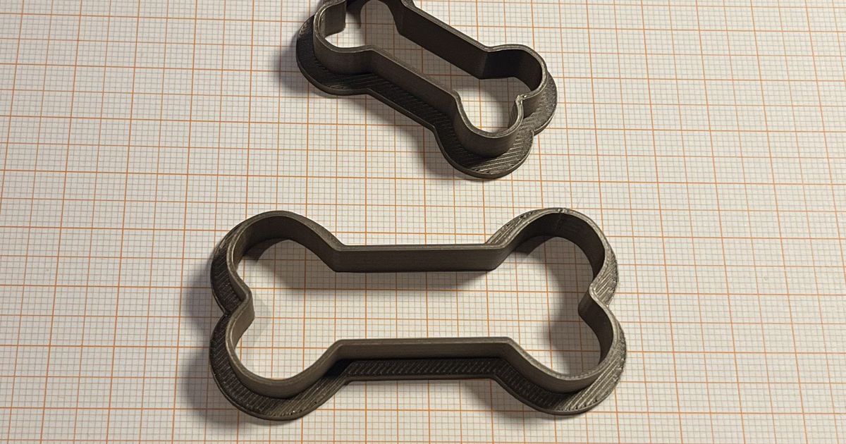 bone cookie cutter by kl4appdrachen | Download free STL model ...