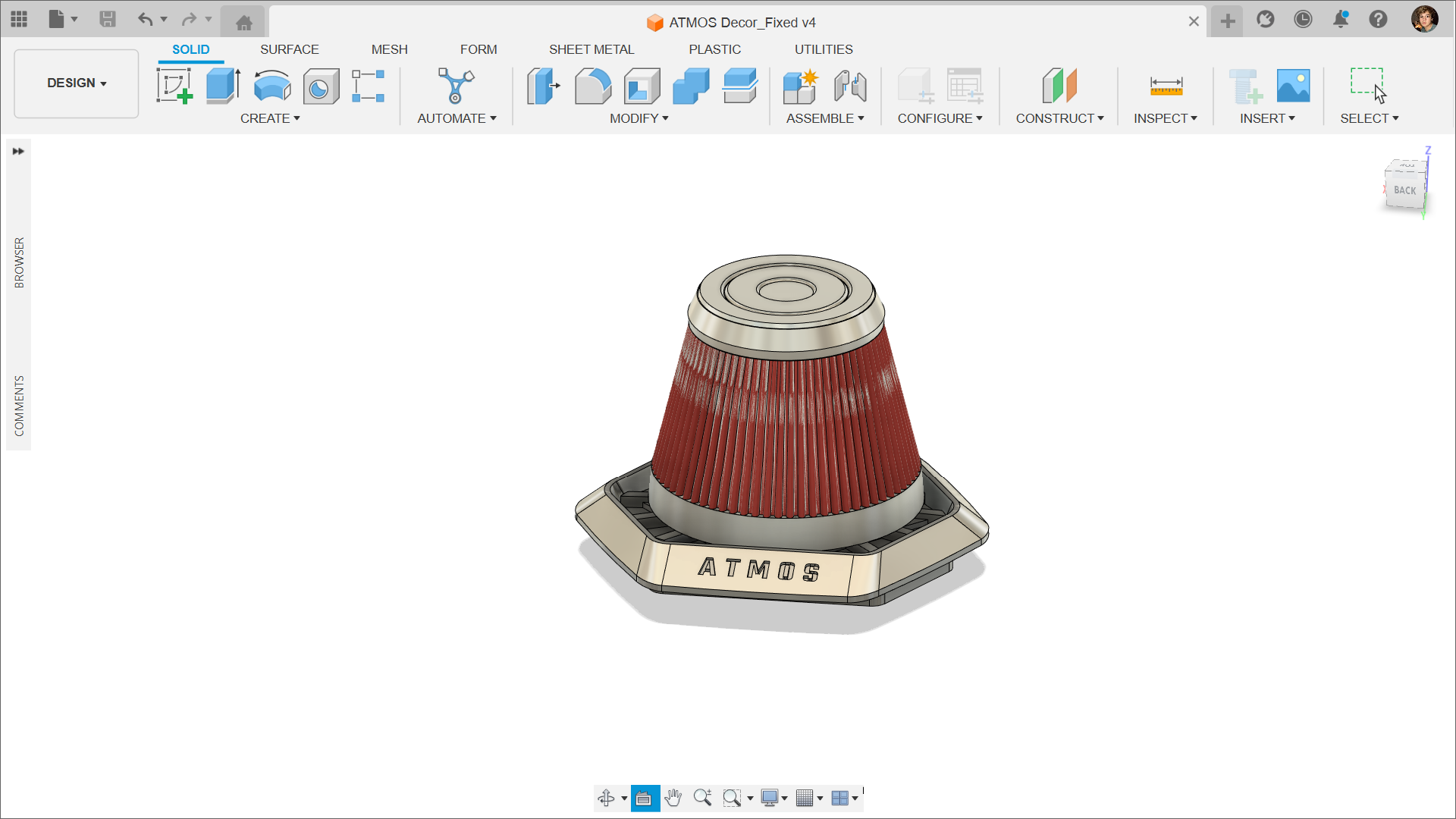 ATMOS COLD AIR INTAKE by ShelbyGTSS67 | Download free STL model ...