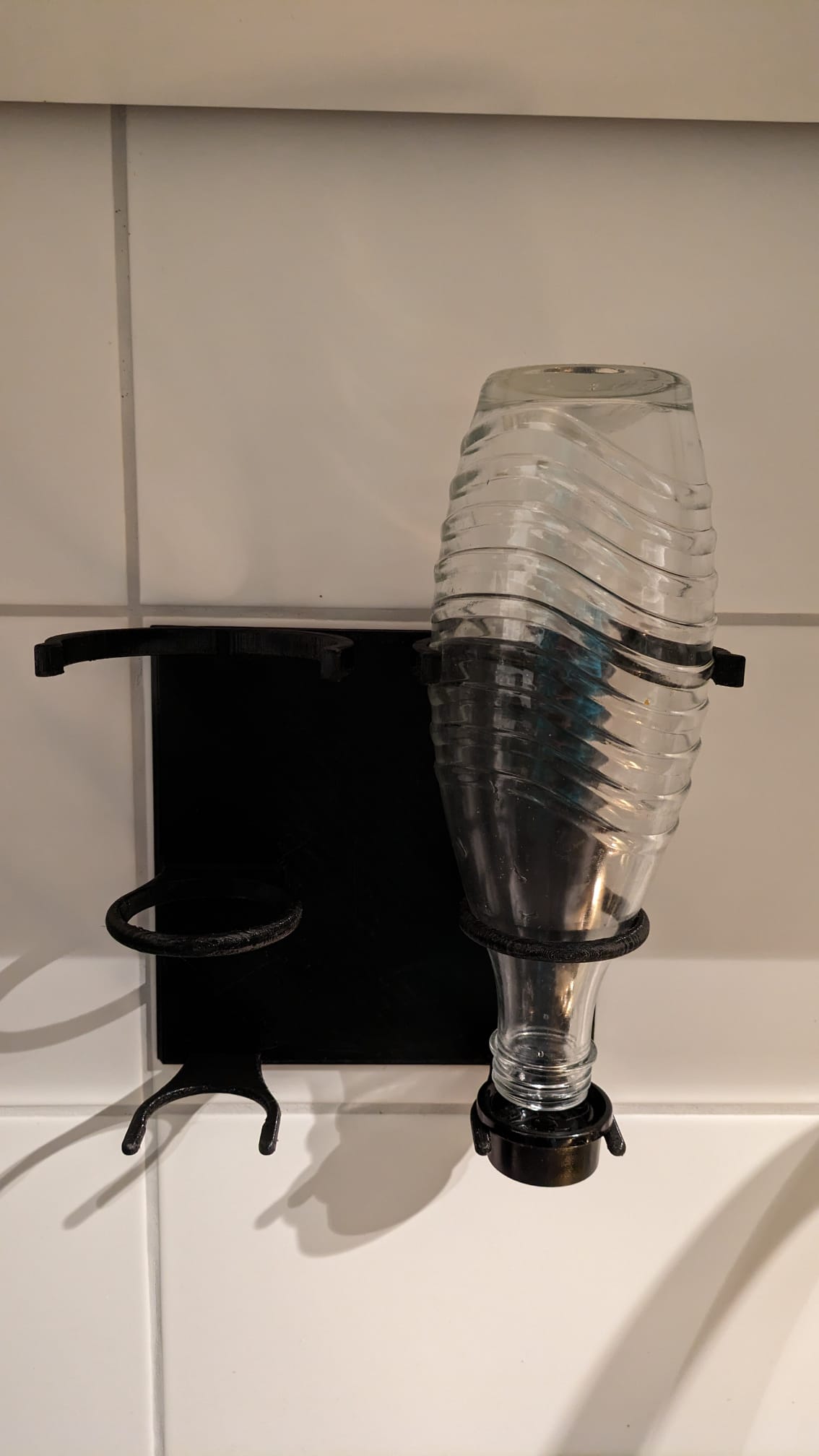 SodaStream Crystal Bottle Wall Holder for 2 bottles by Faeslich ... SodaStream Crystal Bottle Wall Holder for 2 bottles by Faeslich ...