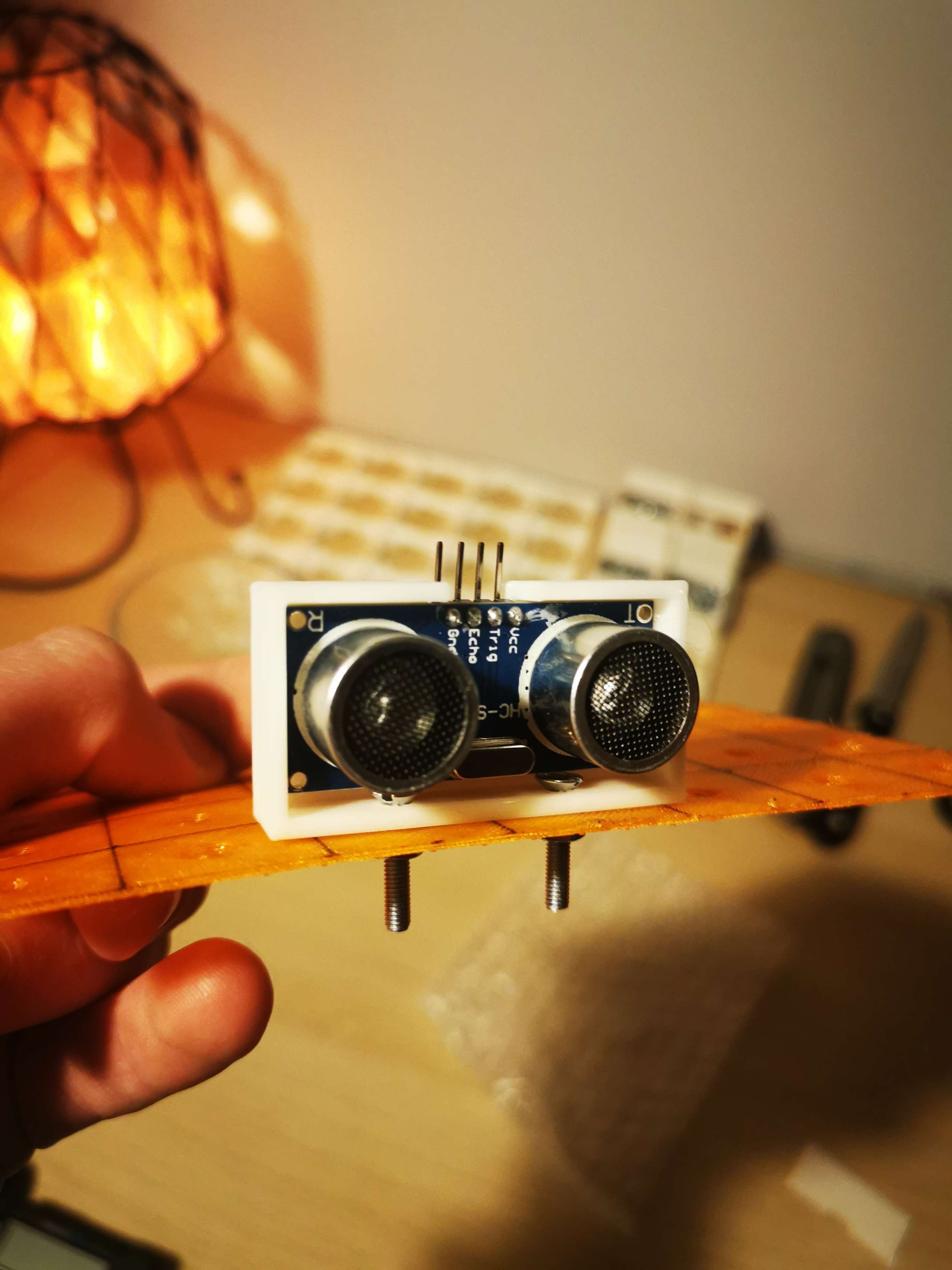 HC-SR04 ultrasonic sensor holder for ORP by Catniped | Download free ...