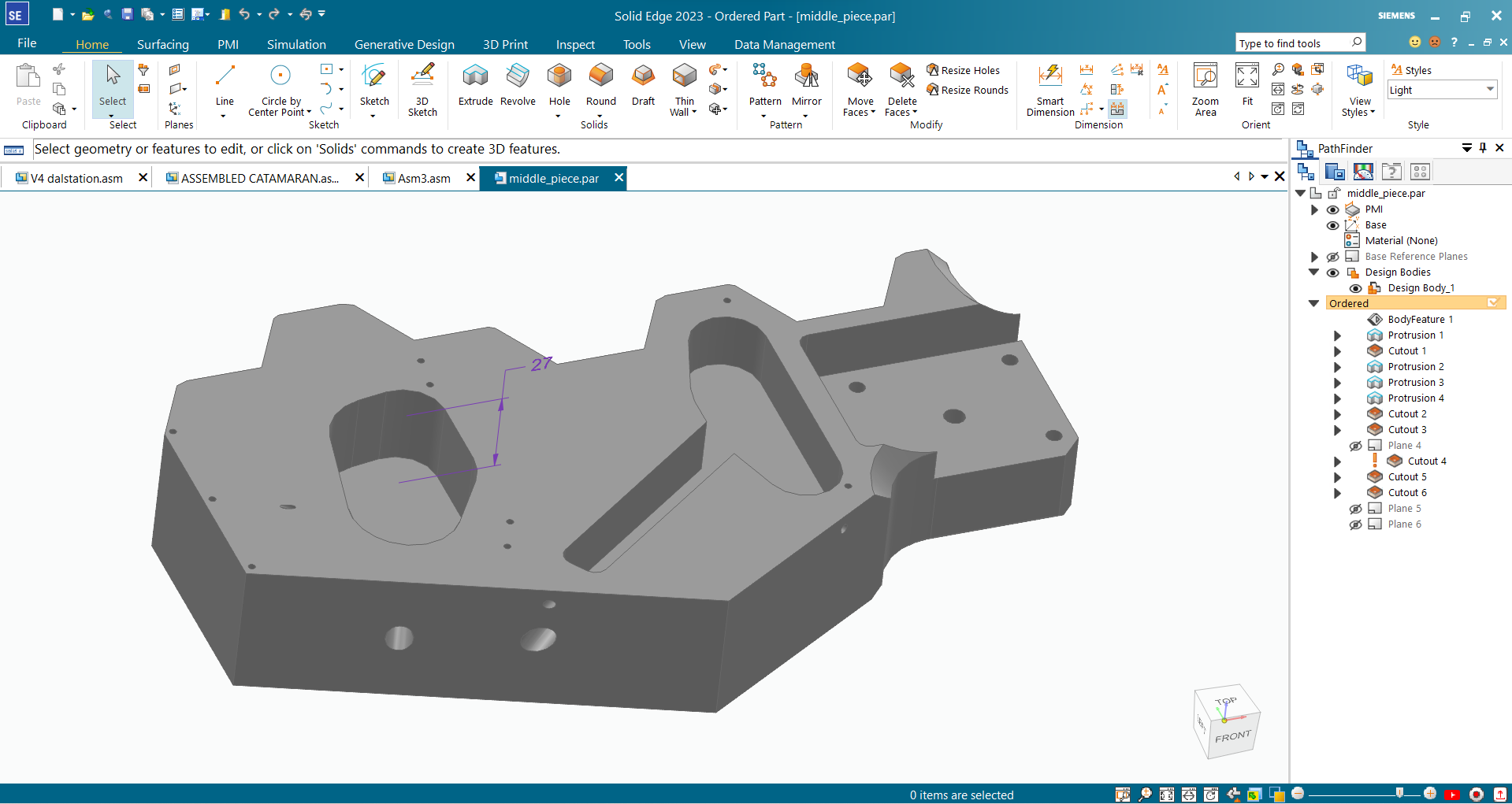 The Prusacaster - a 3D printable guitar updated core (middle piece) por ...