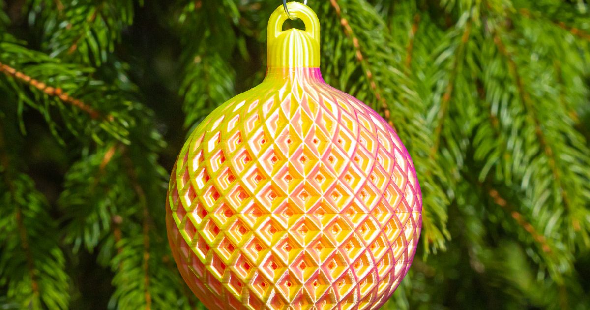 Christmas Ball - Super Fine Lattice by Dazus K | Download free STL ...
