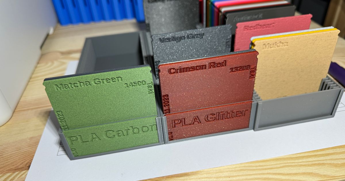 Swatchbox with insert by PyroGX | Download free STL model | Printables.com