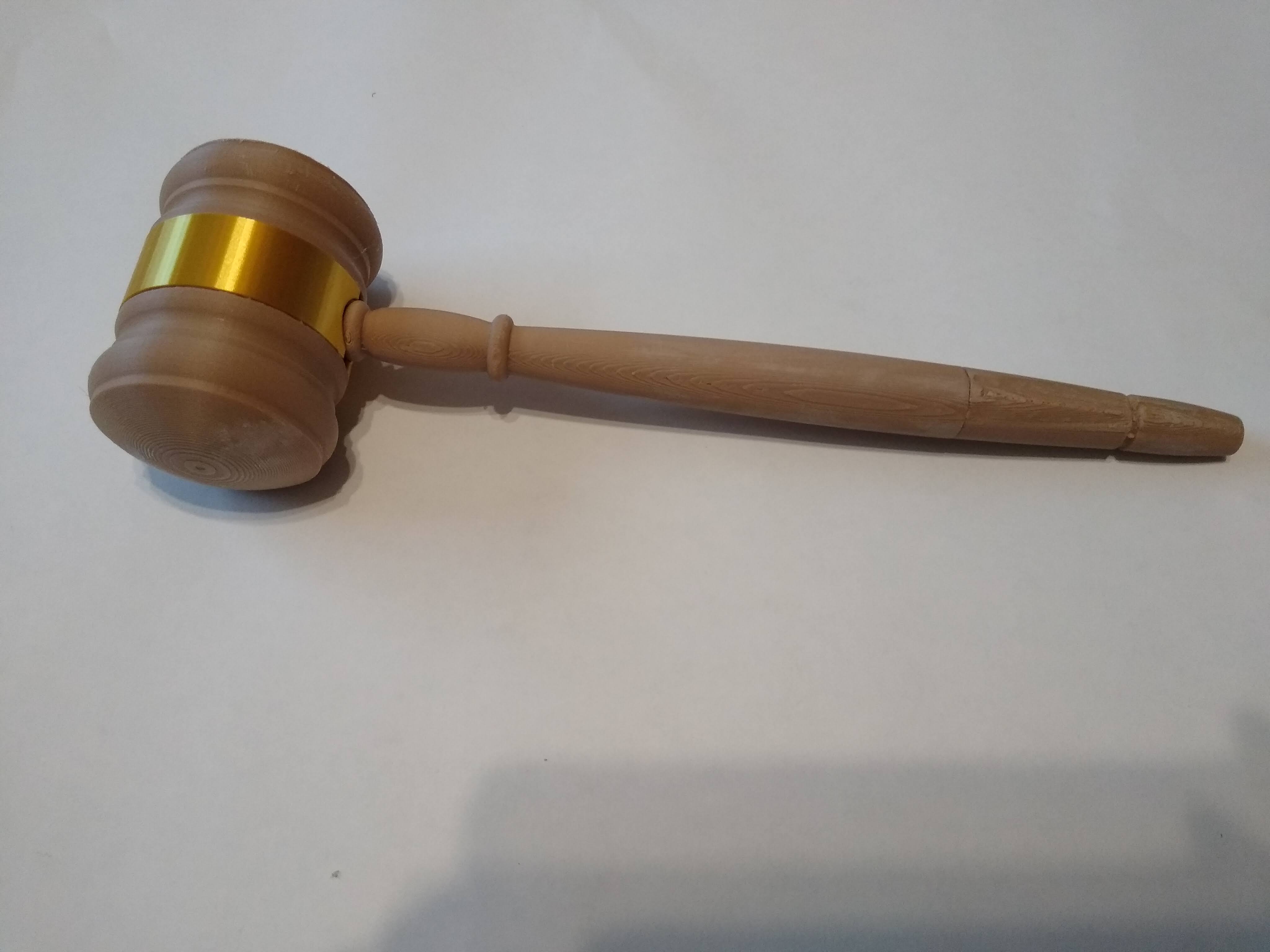 Gavel by Devise3D | Printables Store