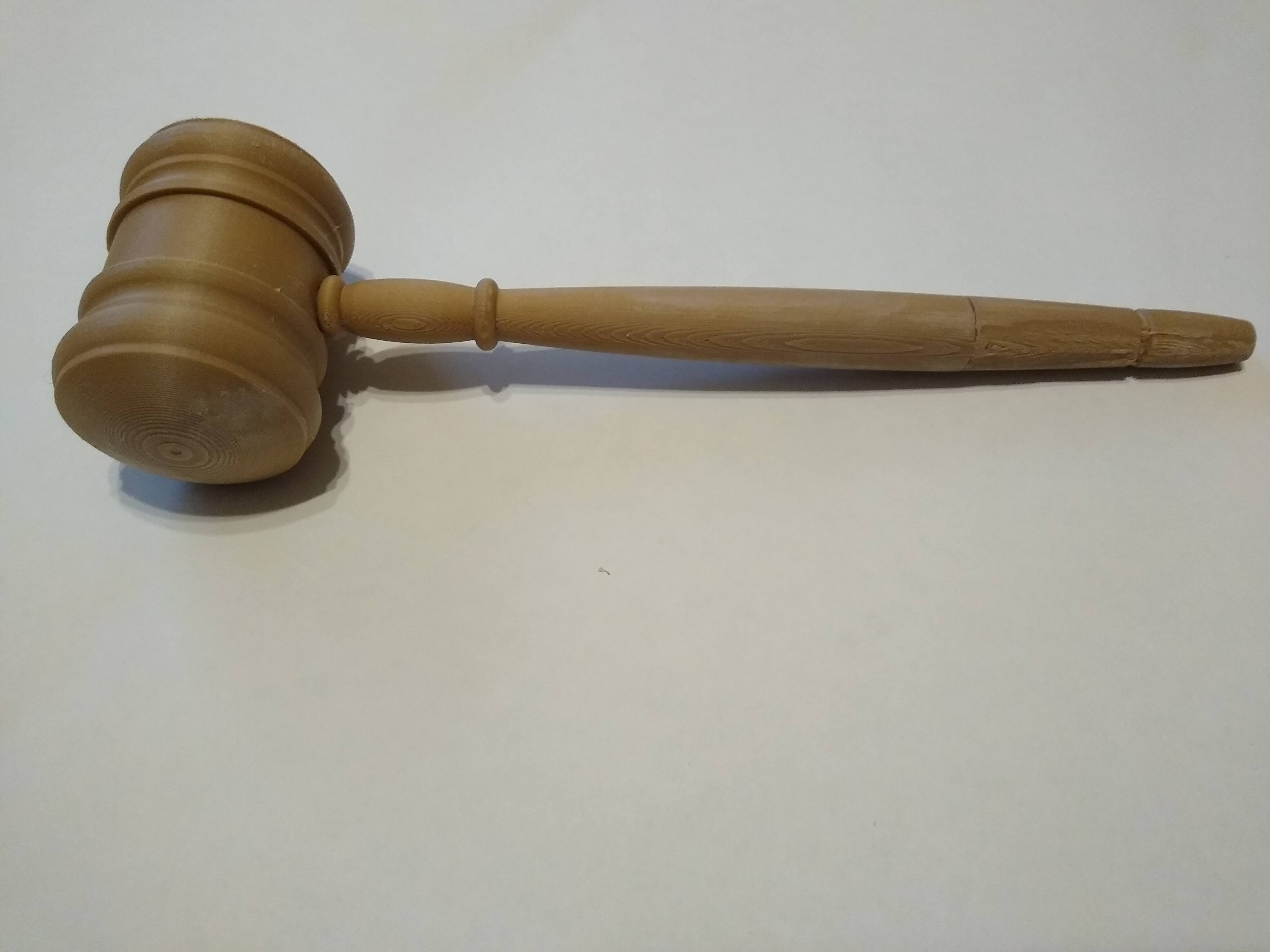 Gavel by Devise3D | Printables Store