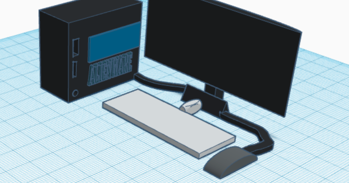 Computer setup by "THE PRINTER" :3 | Download free STL model ...