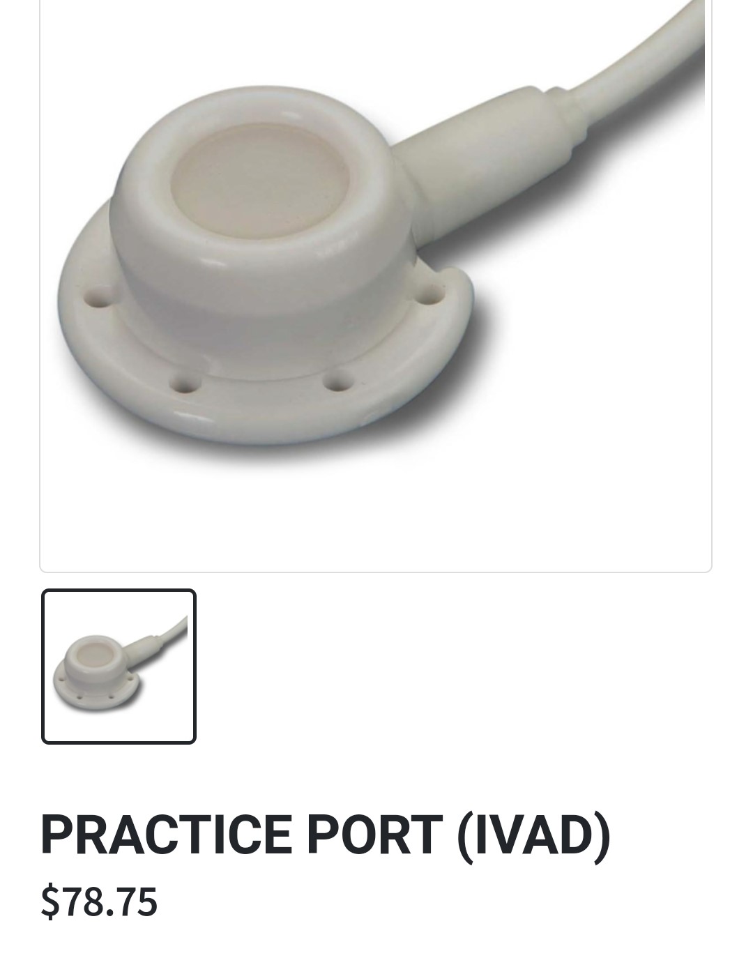 Port-a-cath for testing/training by Corax | Download free STL model ...