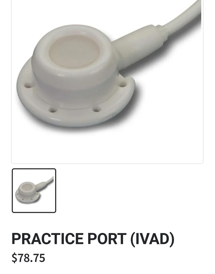 Port-a-cath for testing/training by Corax | Download free STL model ...