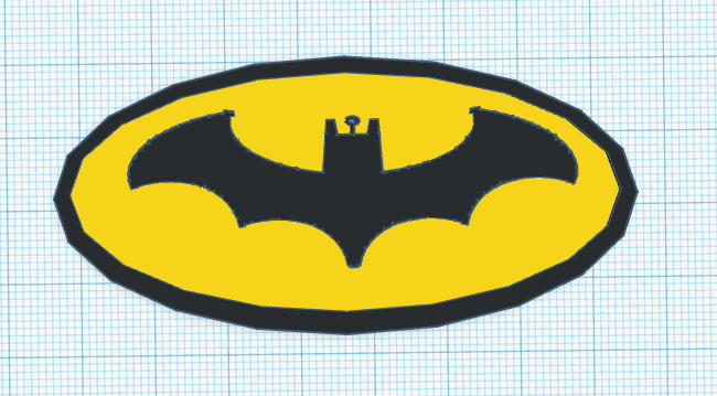 batman symbol key chain by Jack Phipps | Download free STL model ...