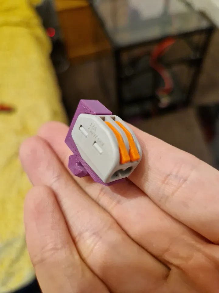 Wago 222 Tool-less Mount by Vin | Download free STL model | Printables.com