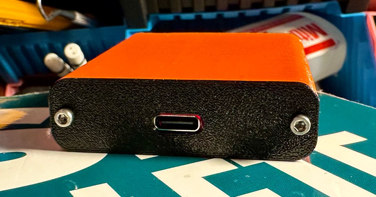 Enclosure For The Open Source Usb Sniffer By Adrian Carpenter Download Free Stl Model 