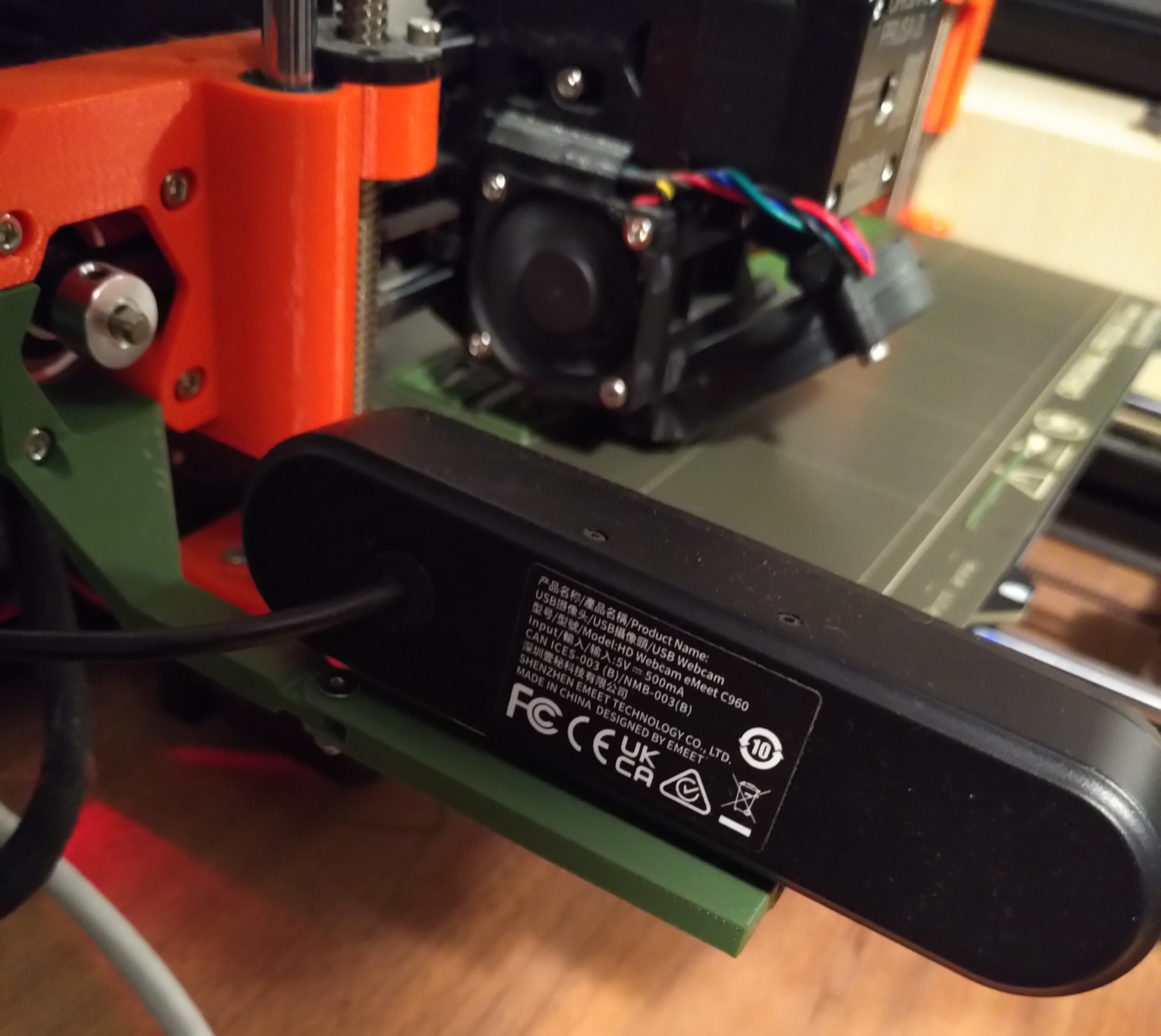Emeet C960 Mount Prusa i3 MK3 by photonours | Download free STL model ...