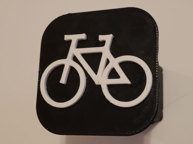 Hitch Cover Bike by grizzie17 | Download free STL model | Printables.com
