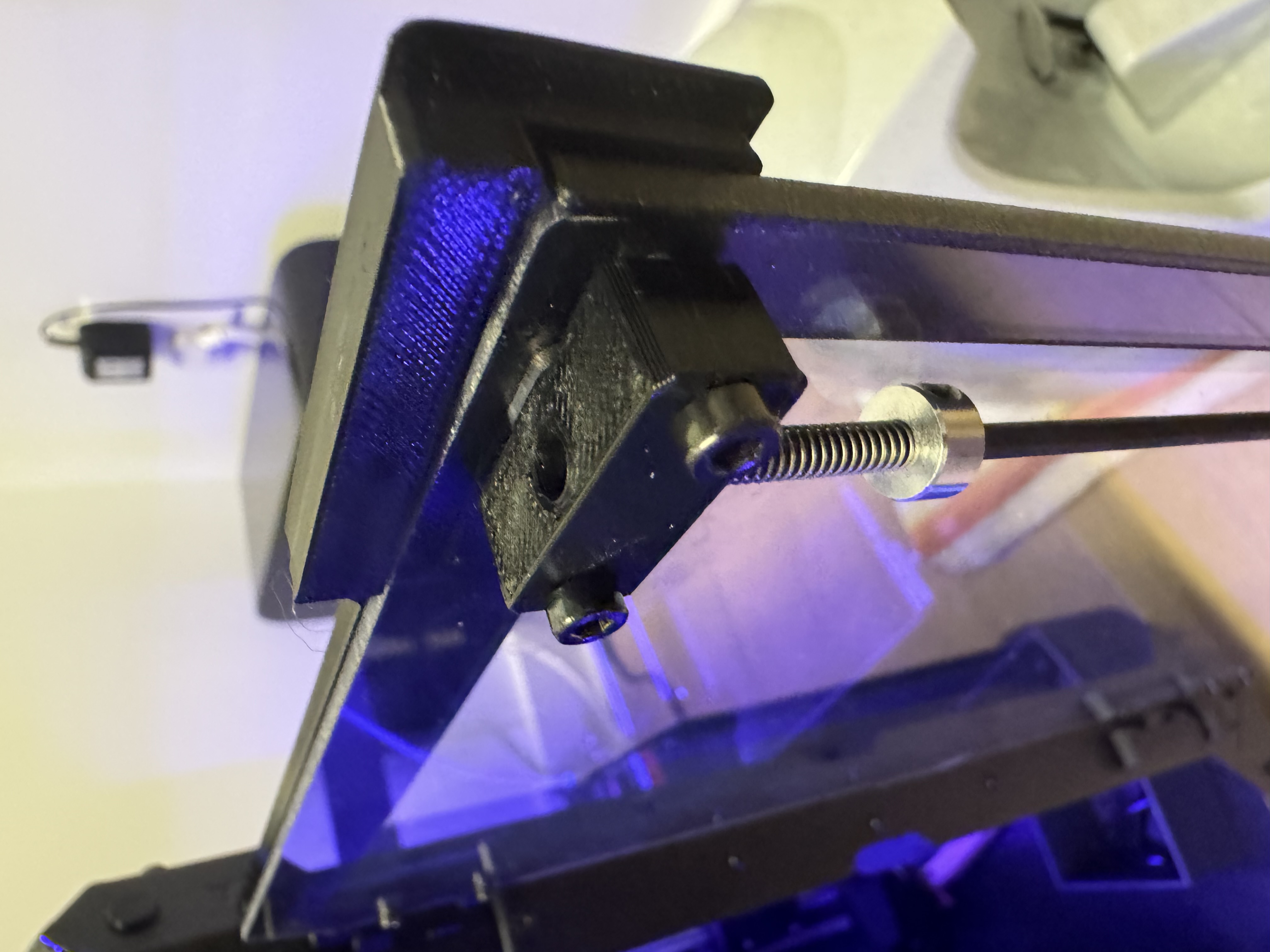 Thicker Rod Guides for Stiffening Door Hinges for Prusa Enclosure with ...