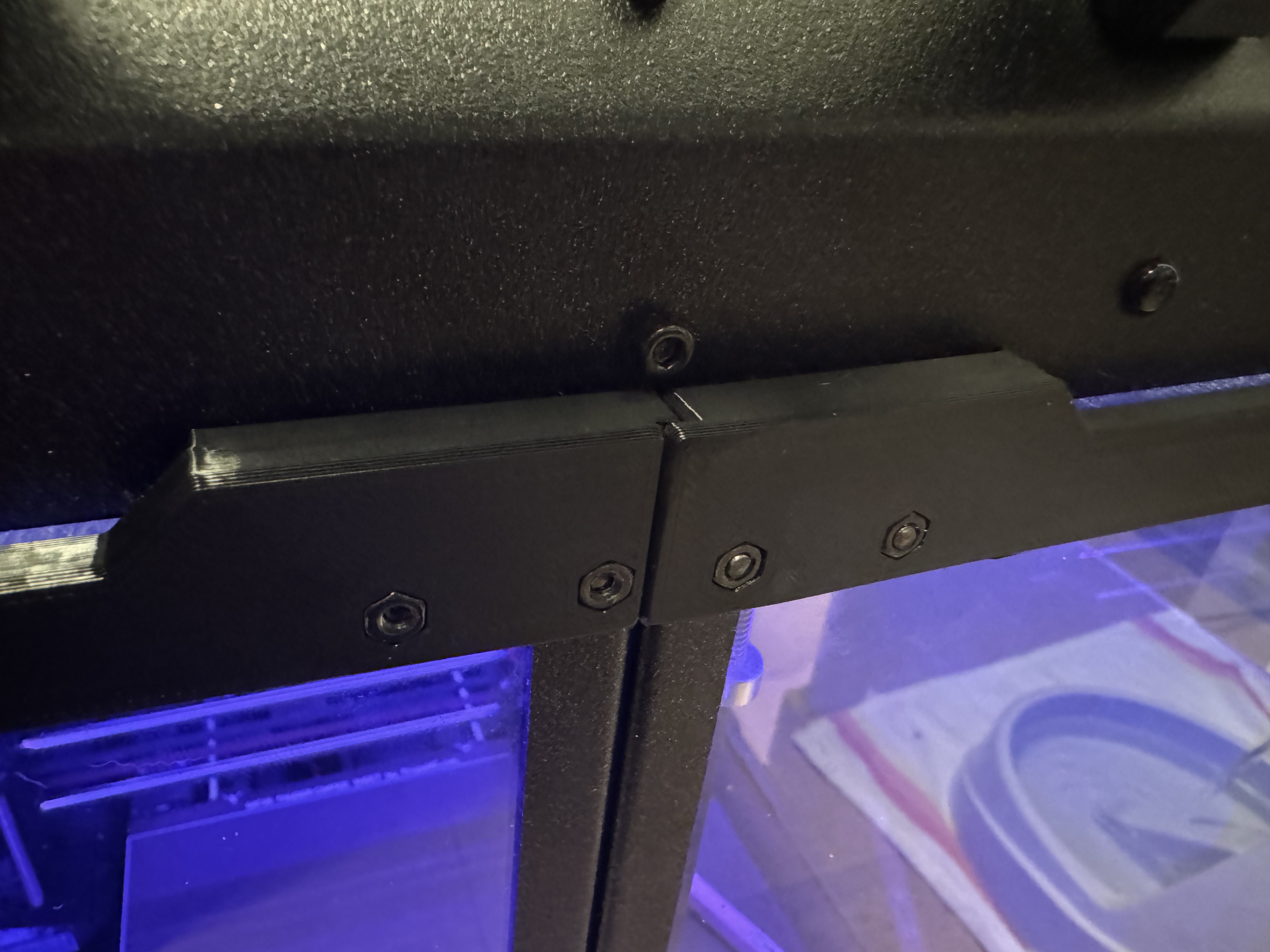 Thicker Rod Guides for Stiffening Door Hinges for Prusa Enclosure with ...