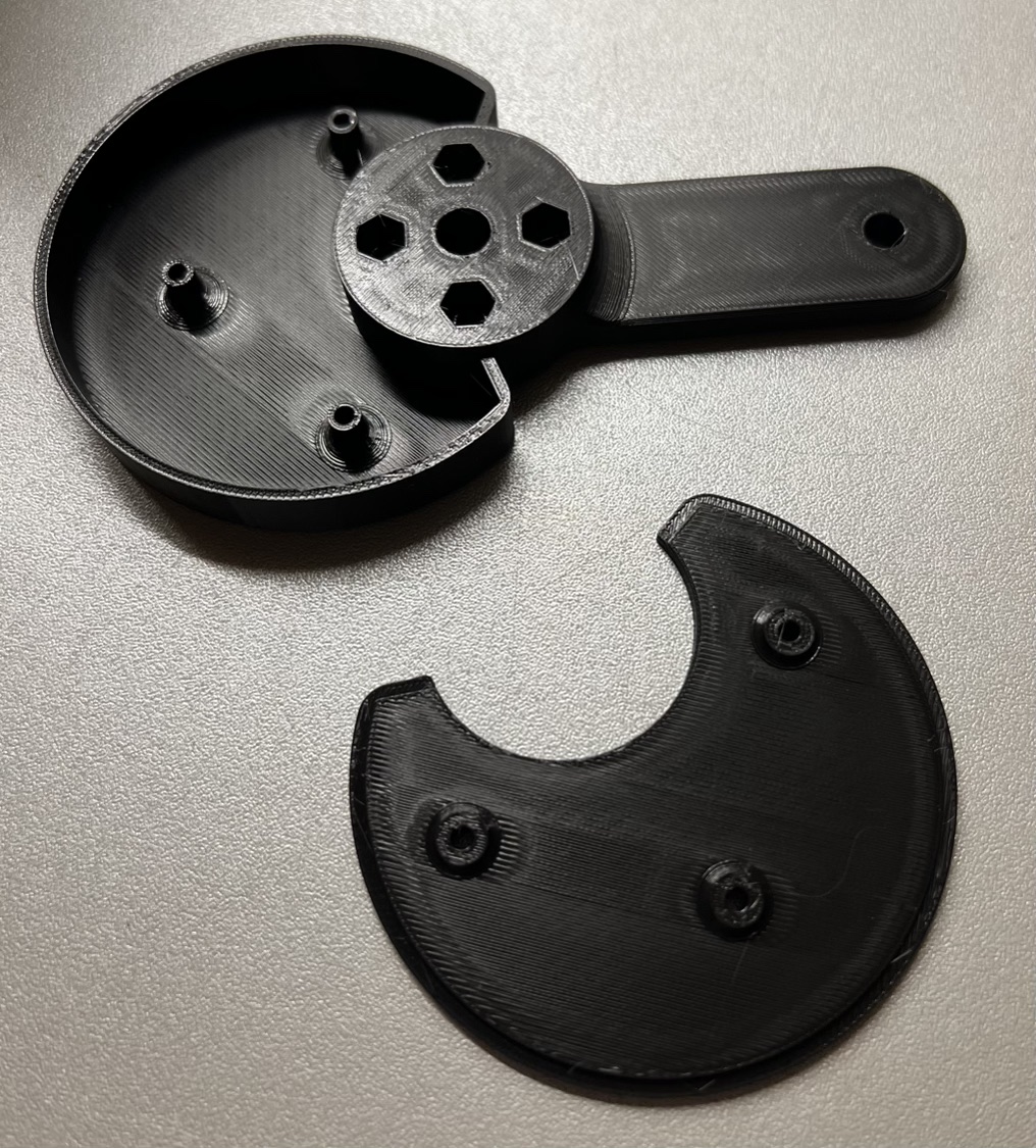 CSM crank arm with counterweight by pandel | Download free STL model ...