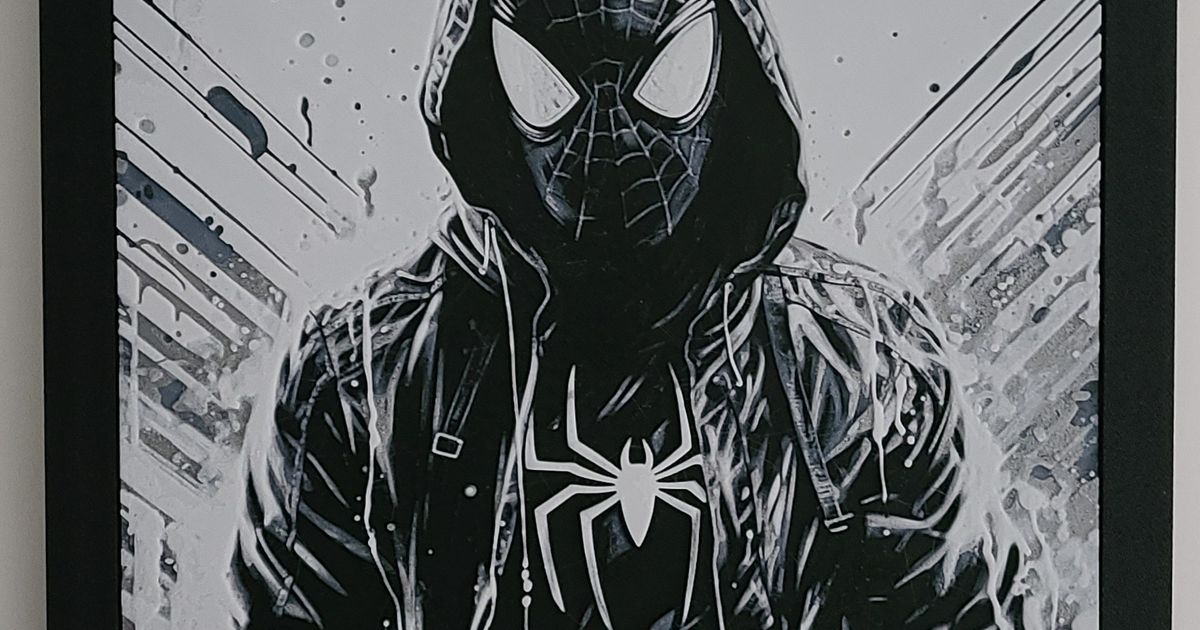 Spider-Man - Filament Painting por Bedlam Threadz | Descargar modelo ...