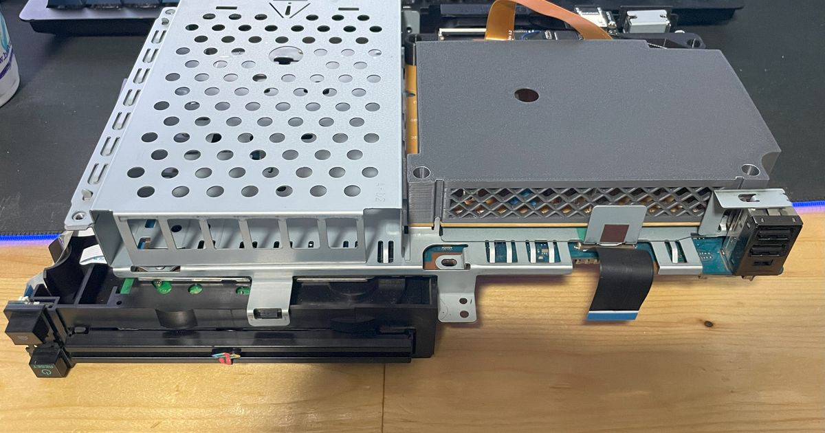 PS2 Fat SCPH-5000x Retro GEM PSU Shield by byteswap | Download free STL ...