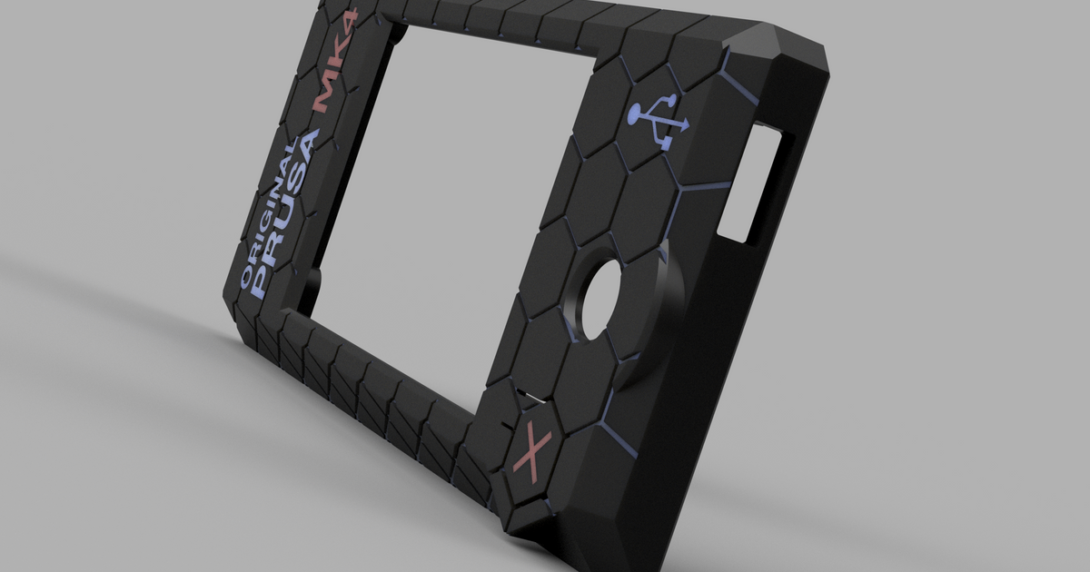 MK4 Honeycomb LCD cover R3 by Tomson Design | Download free STL model ...