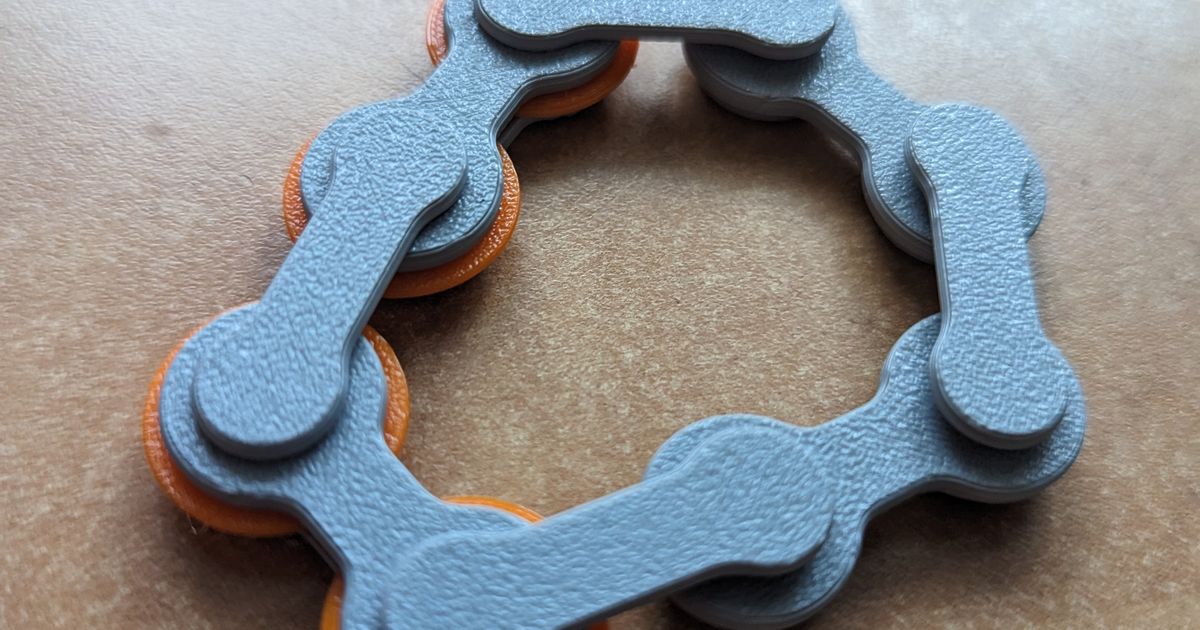 Chain Fidget Spinner and Toy by k2thestank | Download free STL model ...