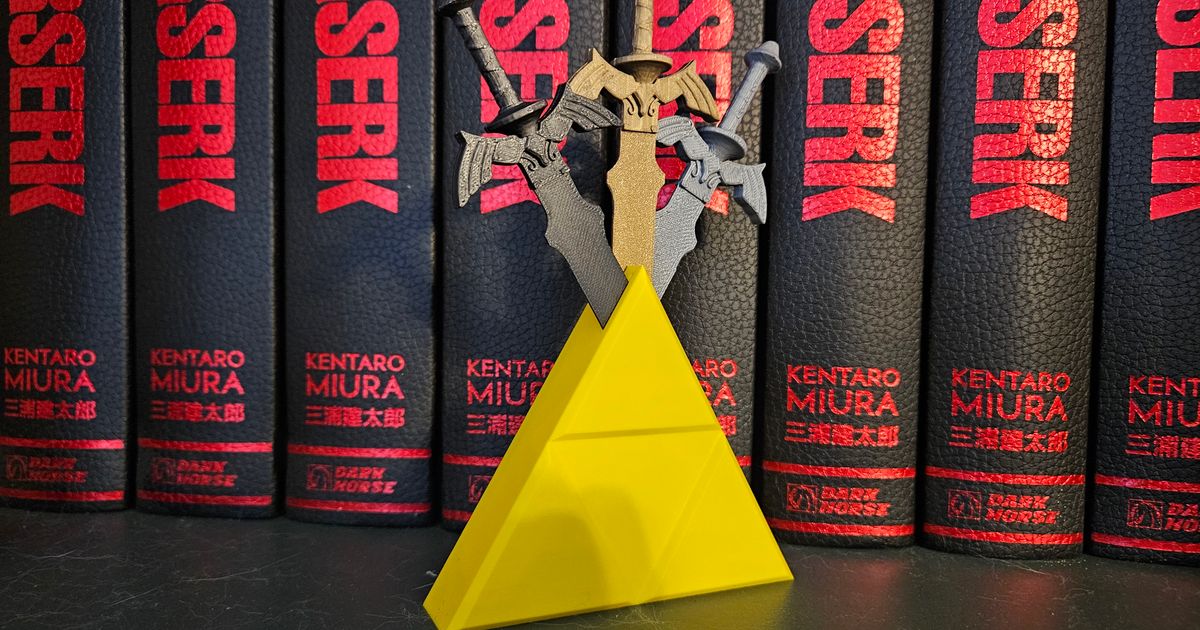 Zelda Master Sword Bookmark Display by ValueFartBag | Download free STL ...