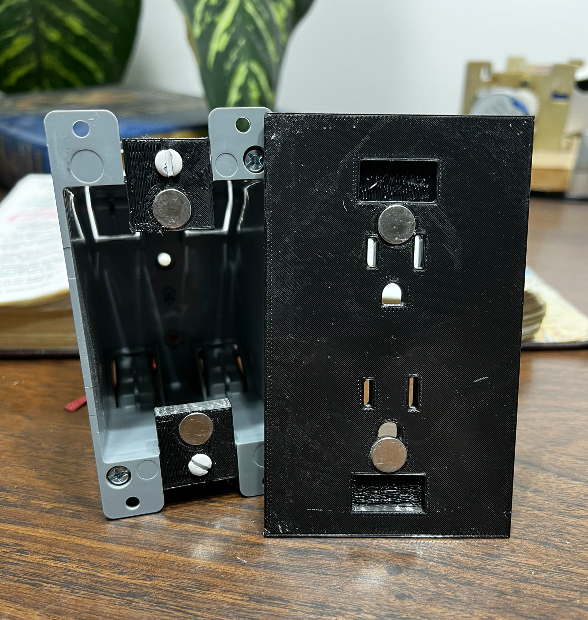 Magnetic Outlet Box Kit by jb646 | Download free STL model | Printables.com