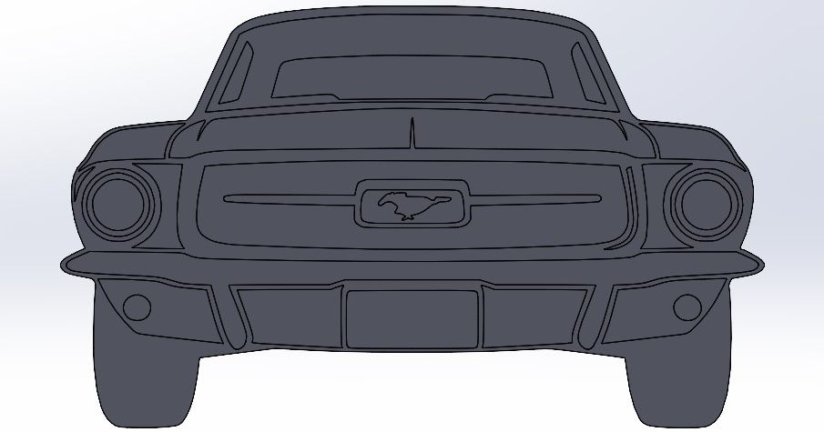 Pokladnička Mustang by Adam Pochtiol | Download free STL model ...