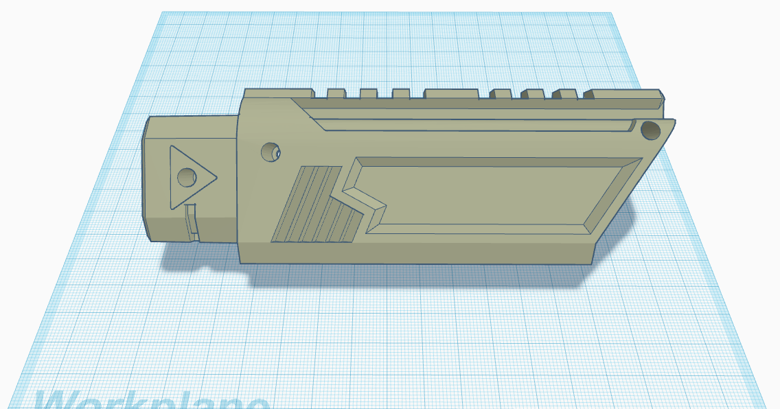 Mayfly Slide with Picatinny Rail by Grey Fowler | Download free STL ...