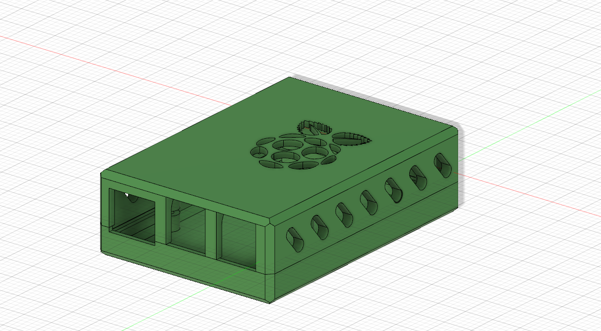 Raspberry PI 5 case V2 / variant of the cap with more space for hats by ...