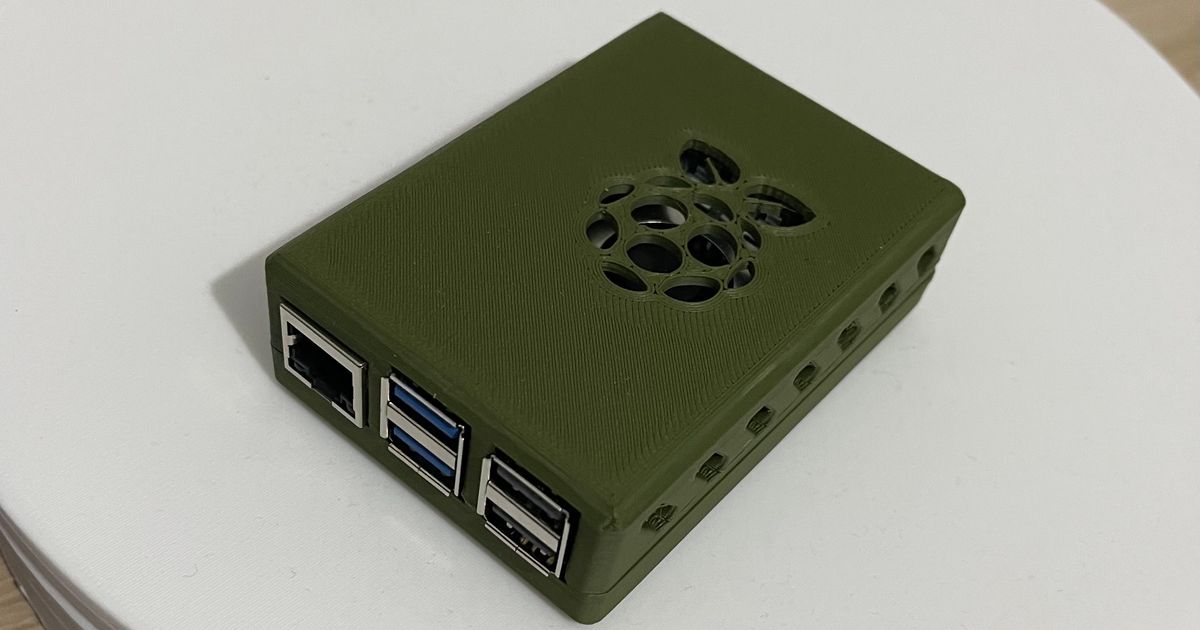 Raspberry PI 5 case V2 / variant of the cap with more space for hats by Gannon | Download free ...