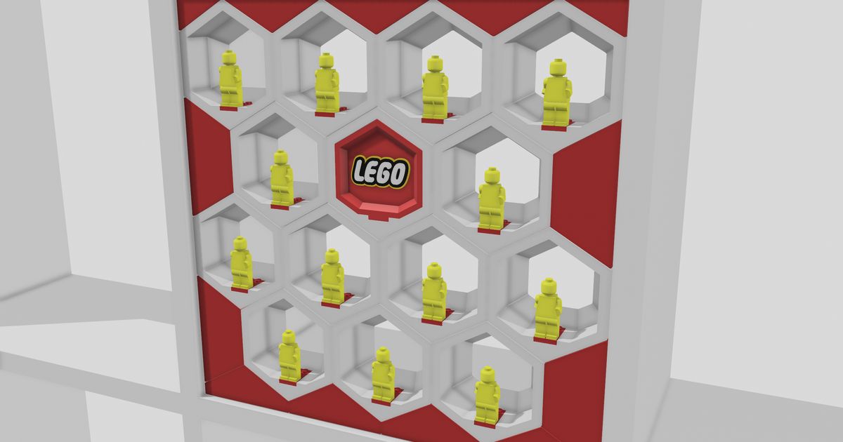 Lego Display made for IKEA KALLAX by 3D Request | Download free STL ...