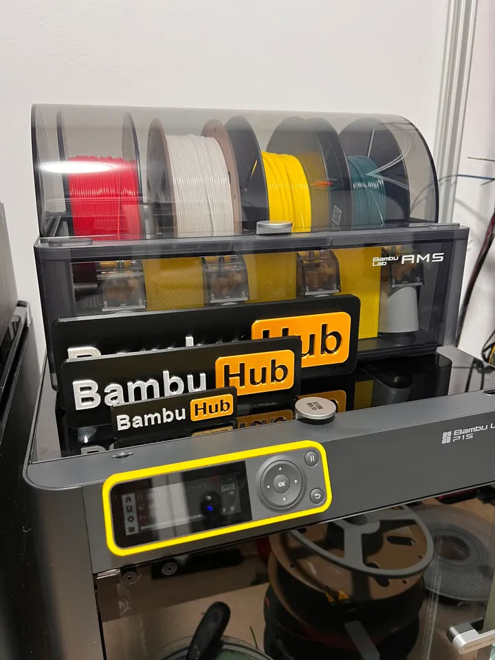 Bambu Hub sign by DutchWorkX3D | Download free STL model | Printables.com