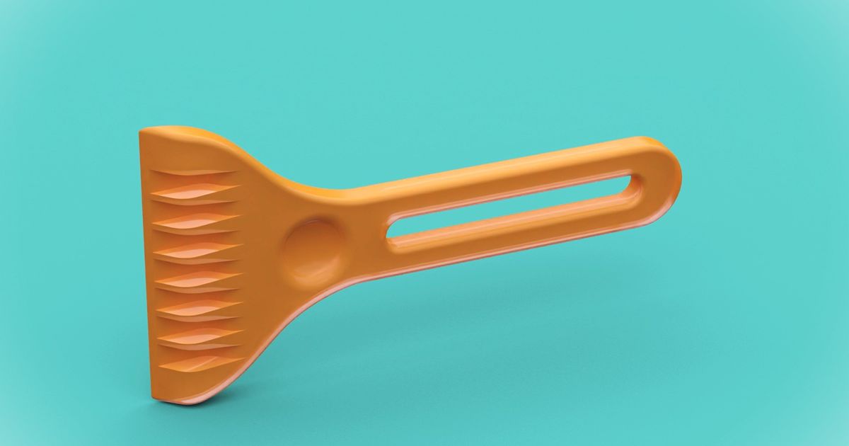 Ice Scraper by slavik kopanov | Download free STL model | Printables.com