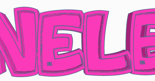 NELE LED- Namenslampe (Name lamp) by T-D3SIGN | Download free STL model ...