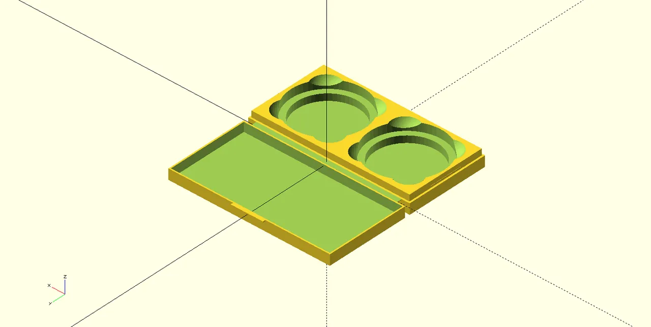 Customizable circular filters box by ramso | Download free STL model ...