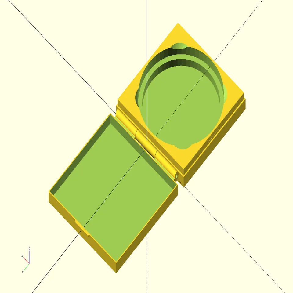 Customizable circular filters box by ramso | Download free STL model ...