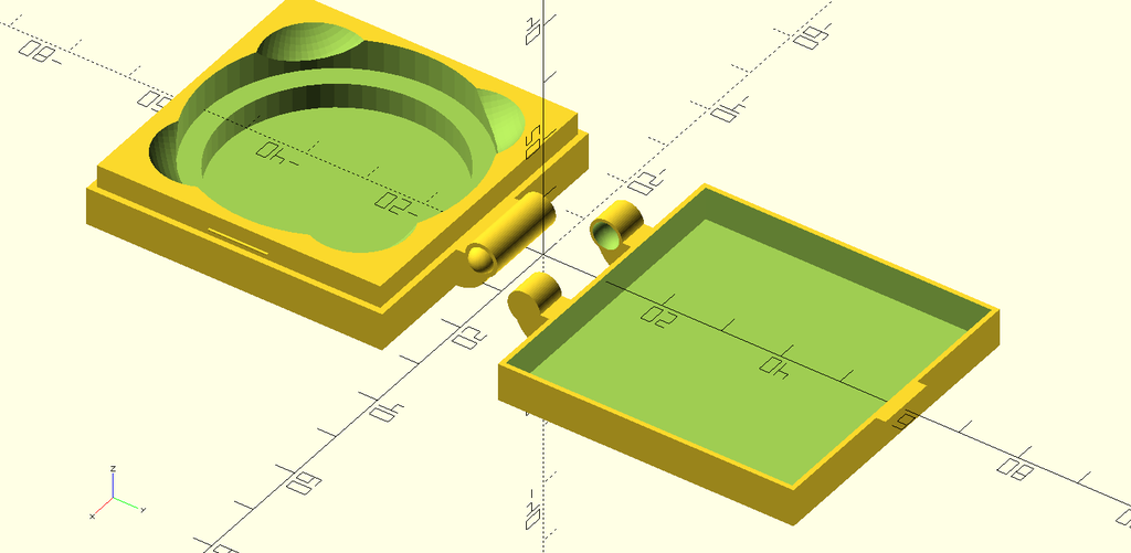 Customizable circular filters box by ramso | Download free STL model ...