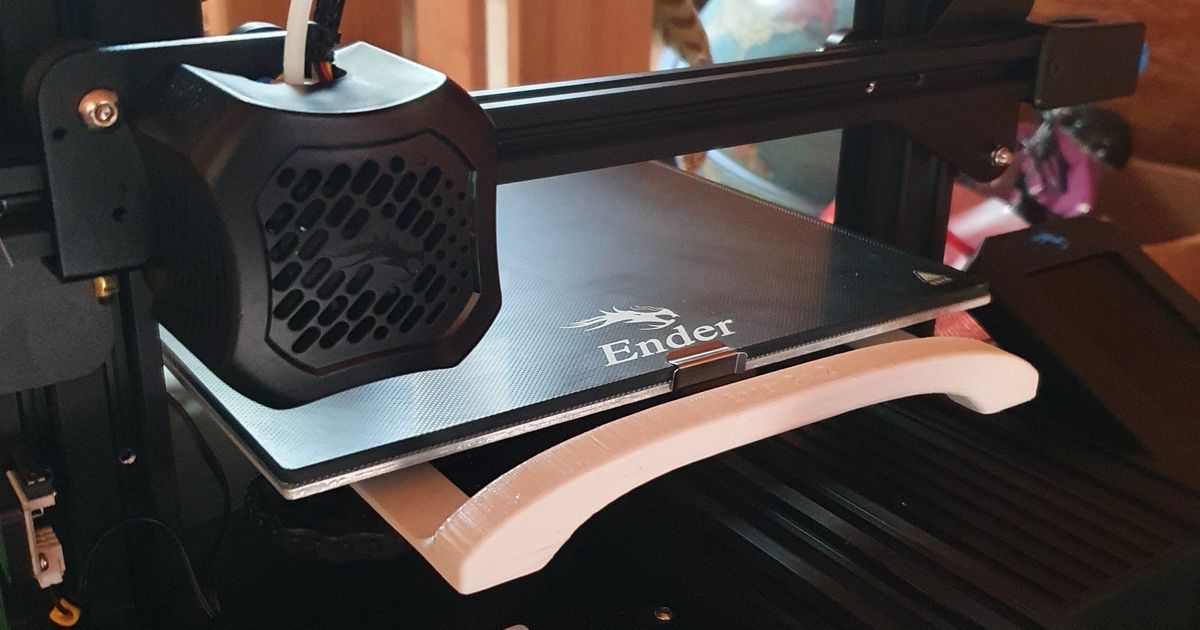Bed Handle for Creality Ender 3 v2 by Jezz Luck | Download free STL ...