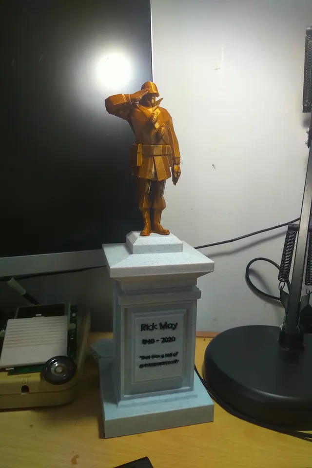 TF2 Soldier Statue | 2 parts by Cichy | Download free STL model ...