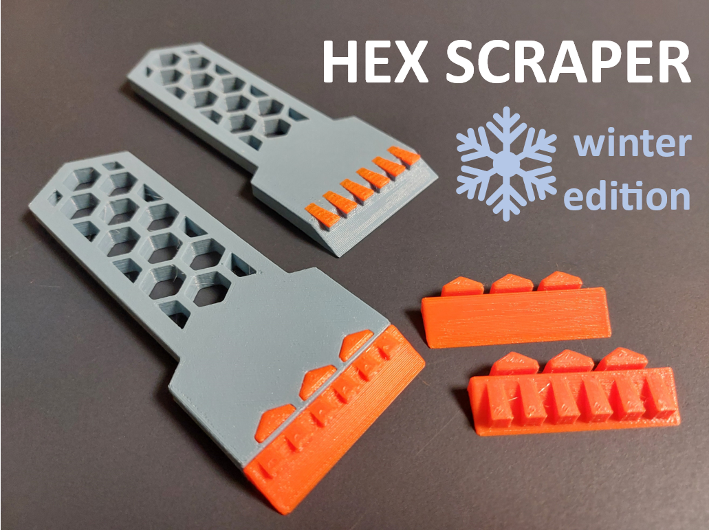 Reusable Defrosting Hex Scraper by meet | Download free STL model ...