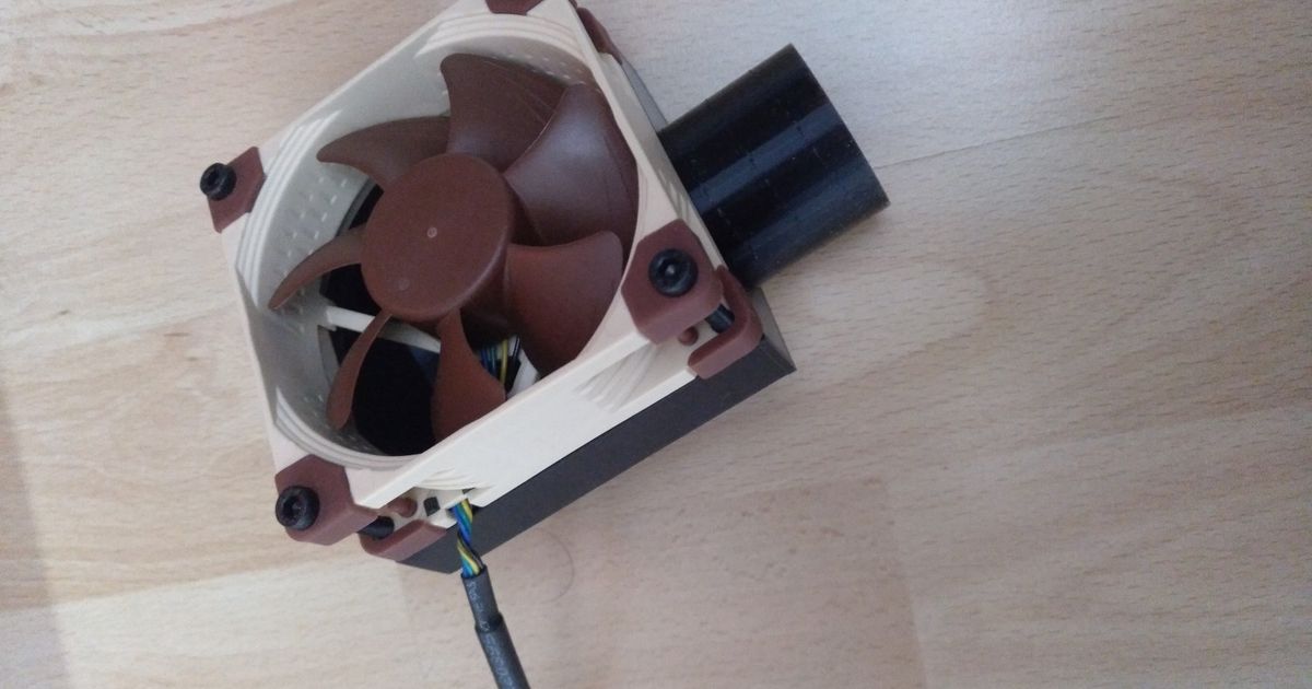 Noctua 80mm fan funnel by andimoto | Download free STL model ...