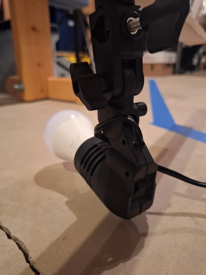 Light holder for Photo Lights by Carson H | Download free STL model ...
